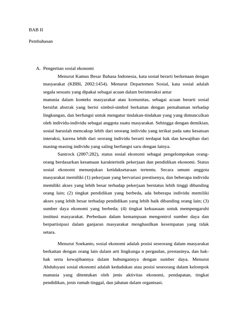 Sosial Eko Dan Status Kesehatan | PDF