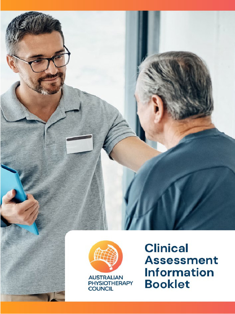 Clinical Assessment Information Booklet | PDF | Physical Therapy | Medicine