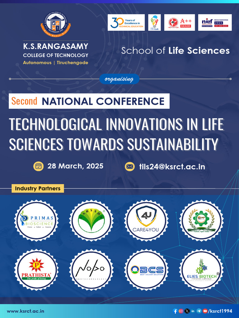 KSRCT National Conference 2025: TILS | PDF | Interdisciplinarity ...