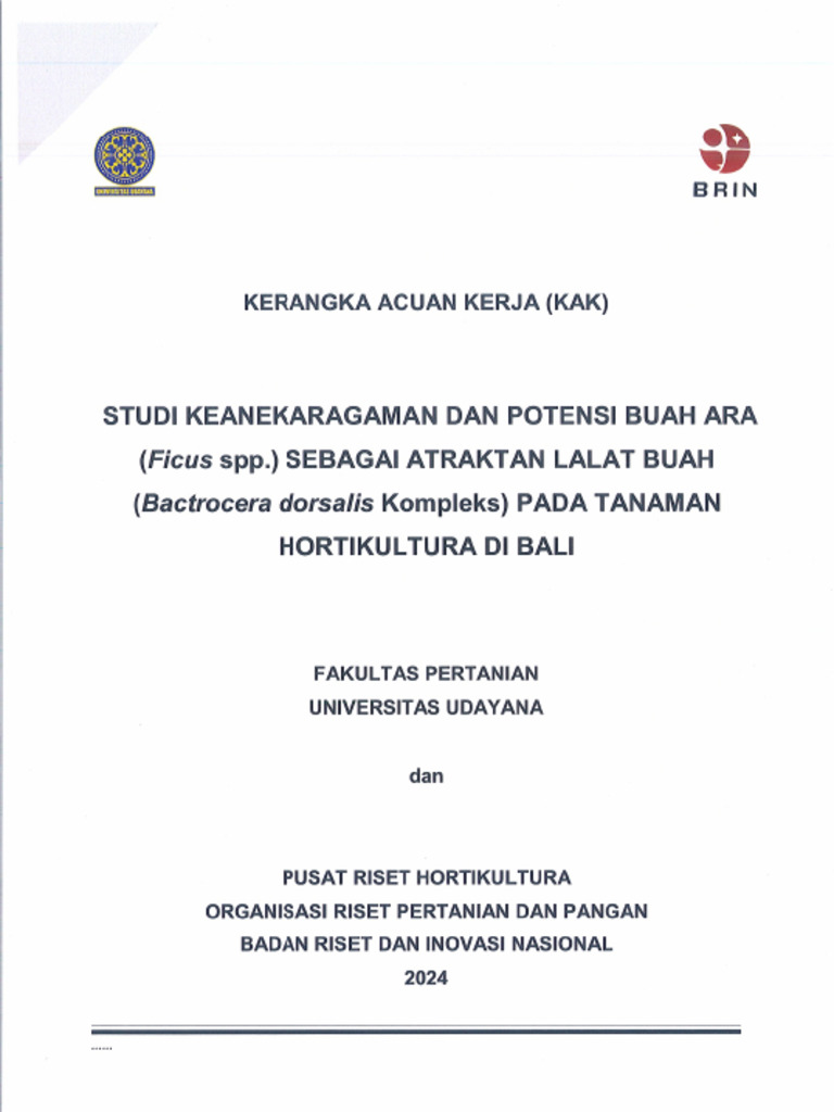 KAK KS PR Horti - Faperta Udayana (Meterai Ka - PR) | PDF