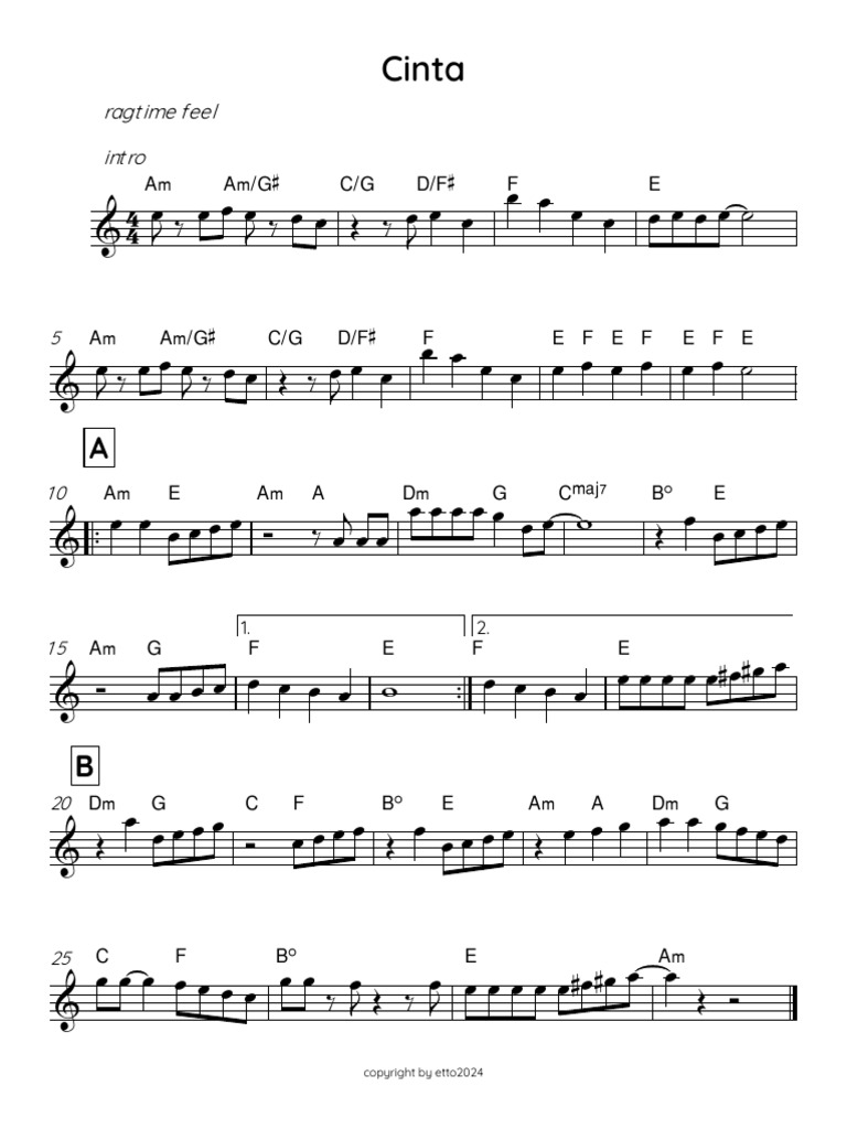 Cinta - Vina Panduwinata | PDF