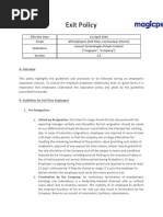 Capgemini Exit Policy Overview | PDF | Salary | Employment