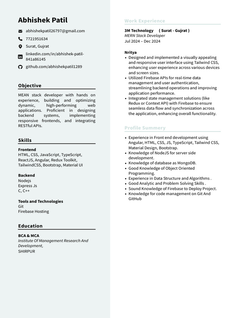Abhishek-Patil React JS | PDF | Computer Programming | Systems Architecture