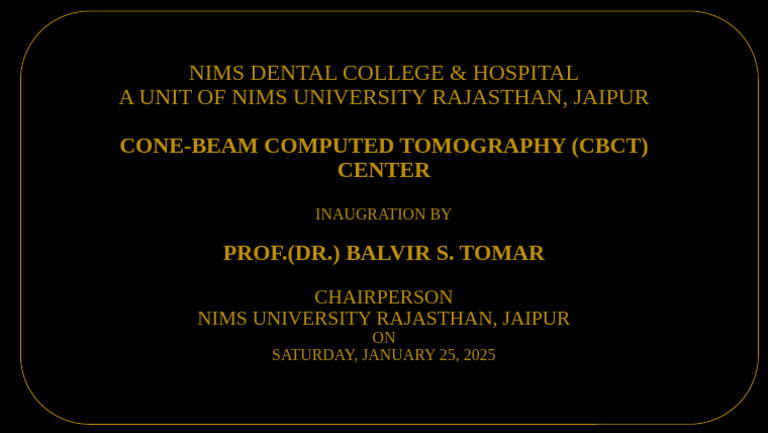 Inauguration Board | PDF