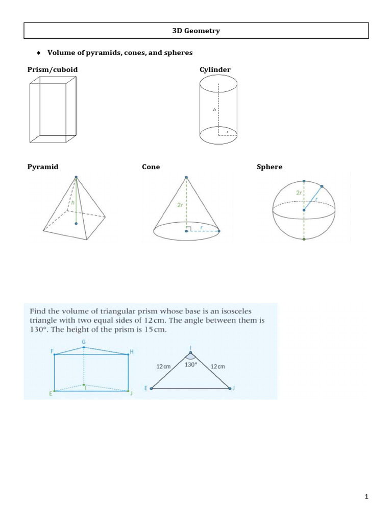 3-3D Geometry | PDF