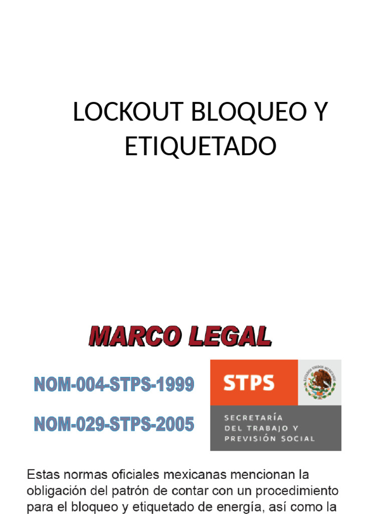 Bloques y Etiquetado Accesorios para Bloqueo | PDF | Presión | Líquidos