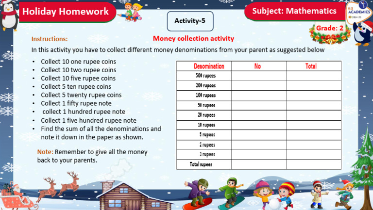 Grade 2 Activity 5 | PDF
