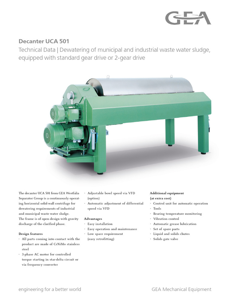 P1507 - FD011-Datasheet - UCA 501 2 | PDF | Mechanical Engineering