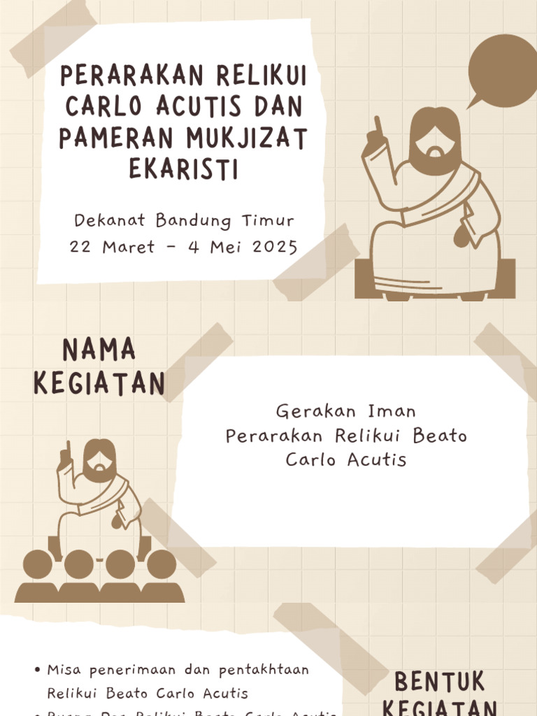 Perarakan Relikui Carlo Acutis 2025 | PDF