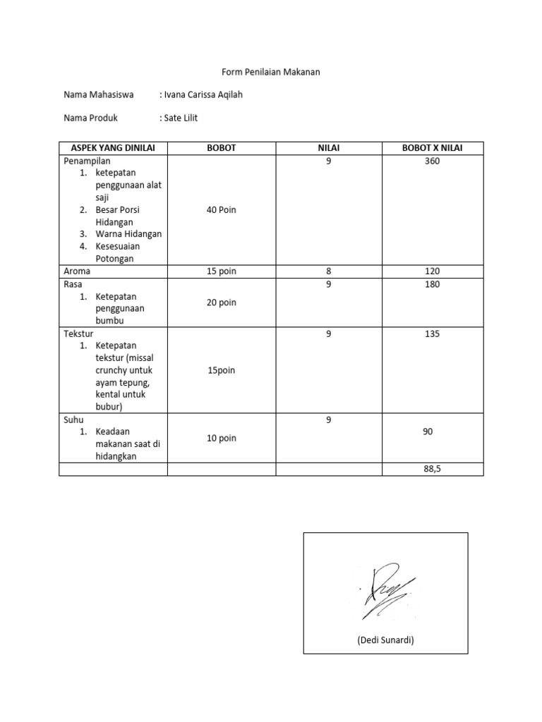 Form Sate Lilit | PDF