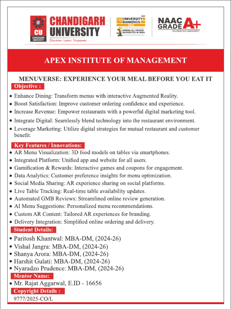 Project-3 (Menuverse) | PDF