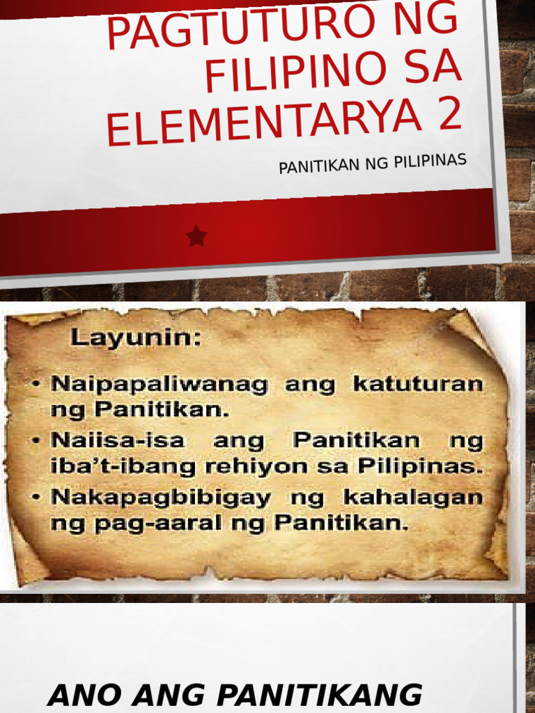 Pagtuturo Ng Filipino Sa Elementarya 2 1 | PDF