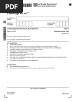 Maths Paper 1 2024 | PDF