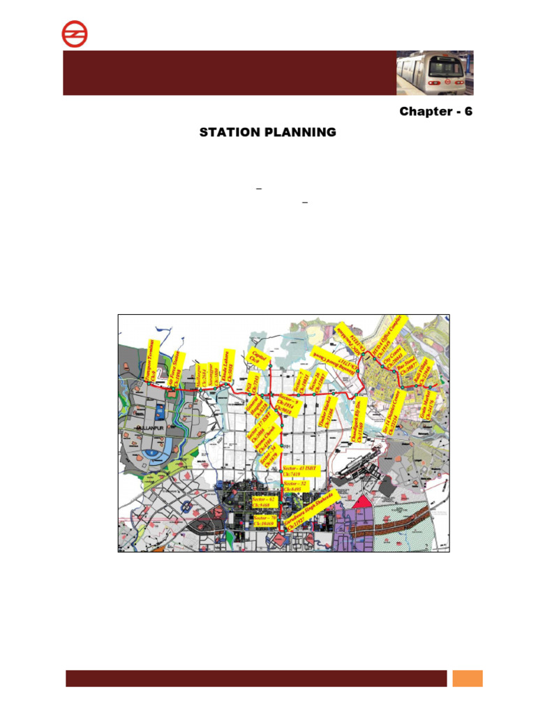 Chapter 6 - Station Planning | PDF | Transport | Transport Infrastructure