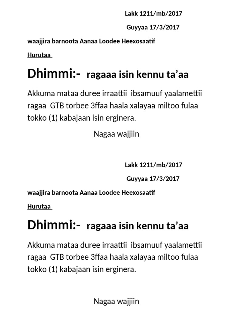 Xalayaa Gaggeessitu | PDF