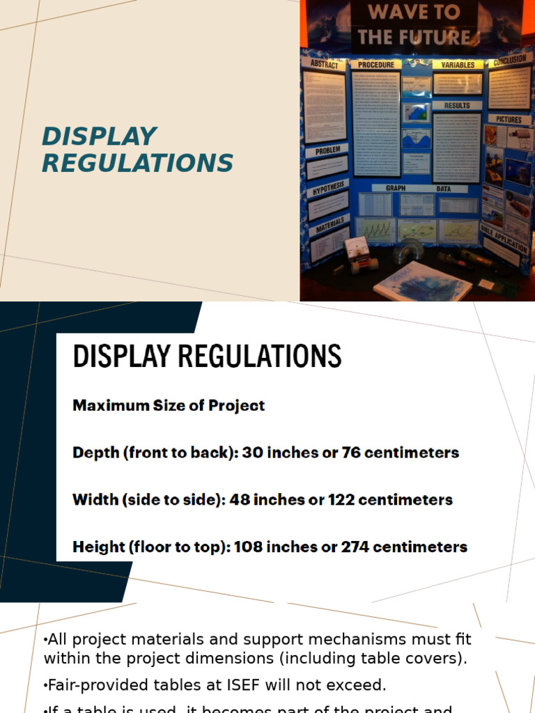 Research DISPLAY REGULATIONS | PDF | Graphics | Infographics