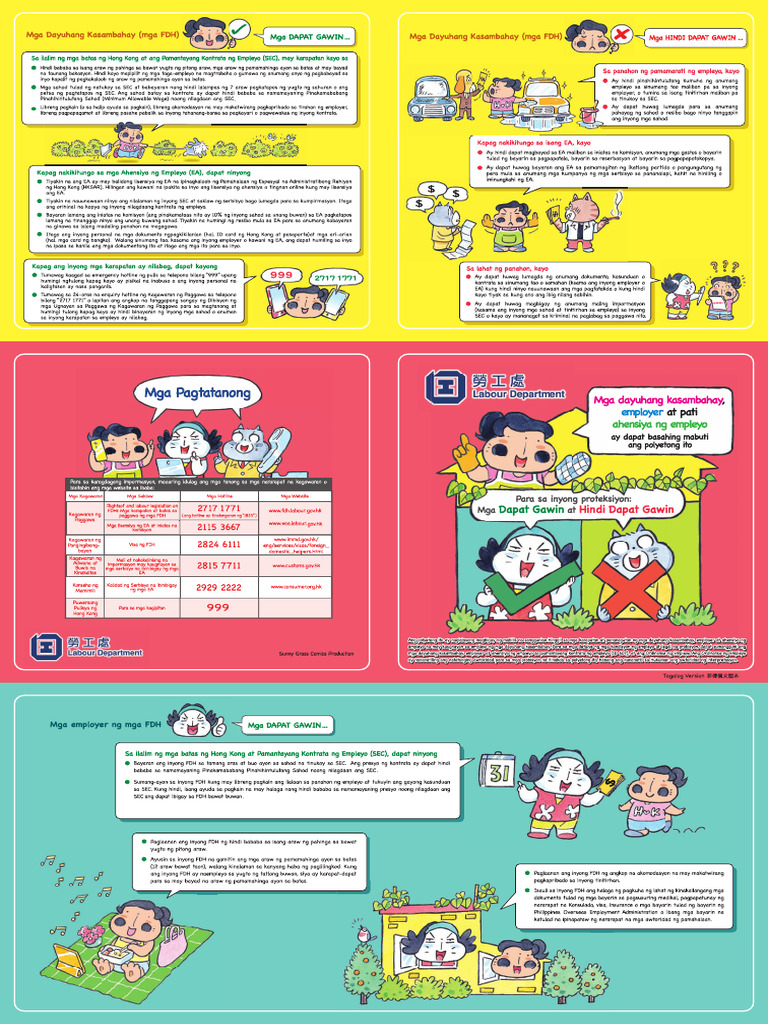 Dos and Donts Leaflet Tagalog | PDF