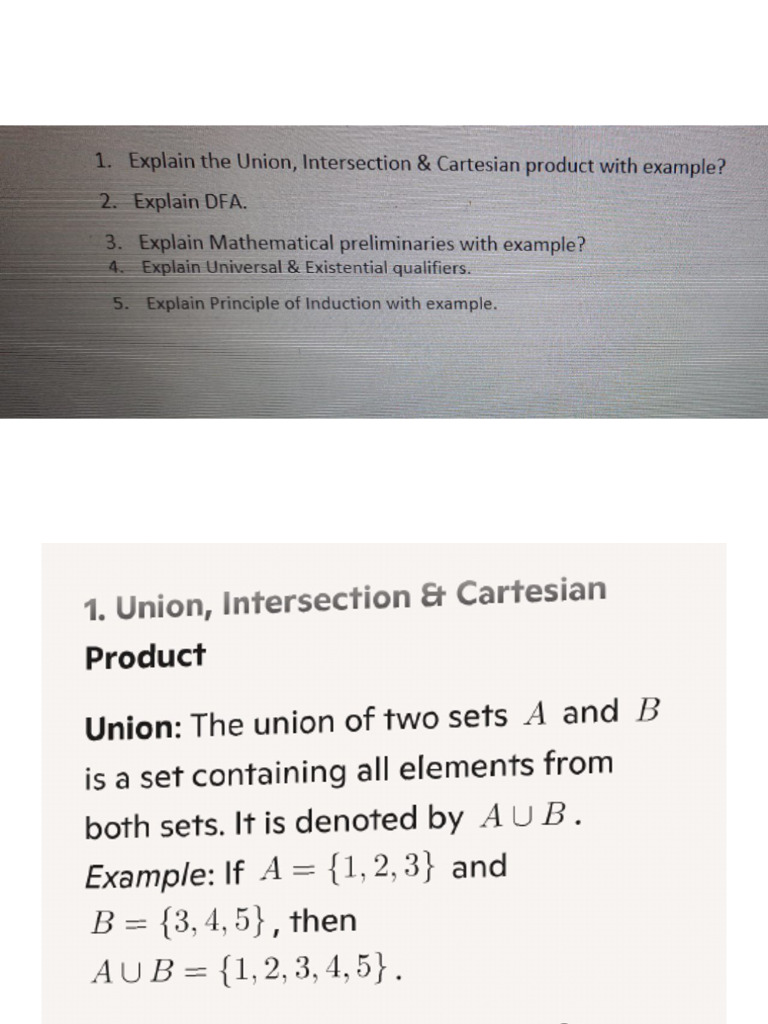 IT - ToC Important Questions Answers | PDF