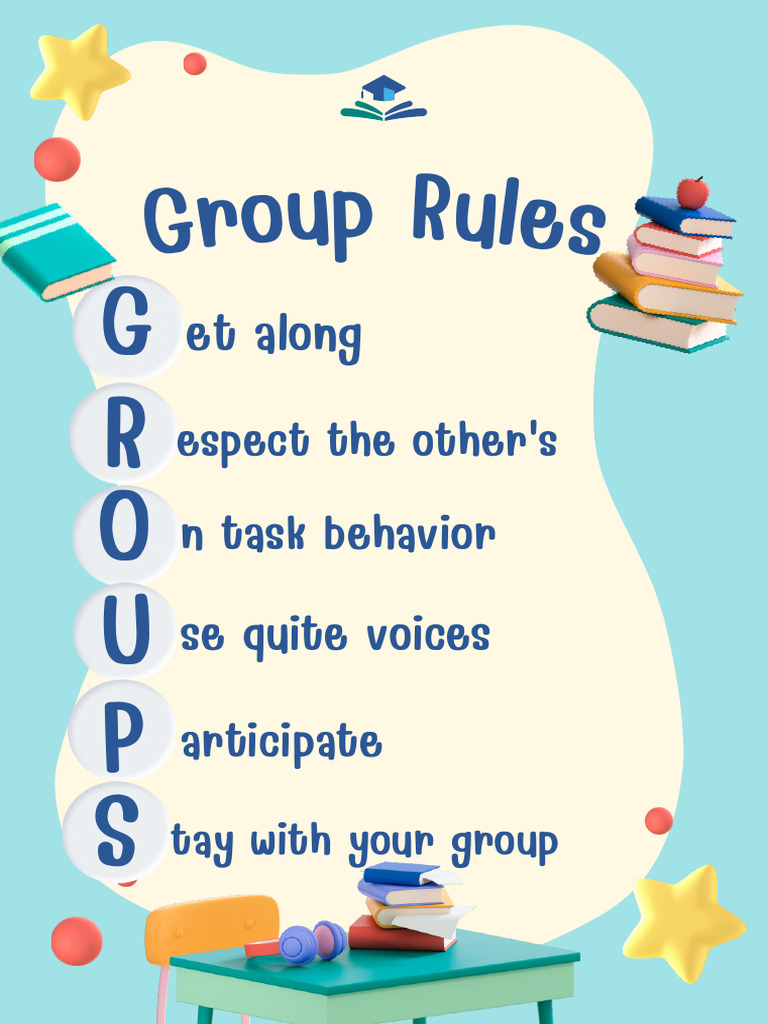 Colorful Illustrative Library Rules Poster - 20250305 - 174243 - 0000 | PDF