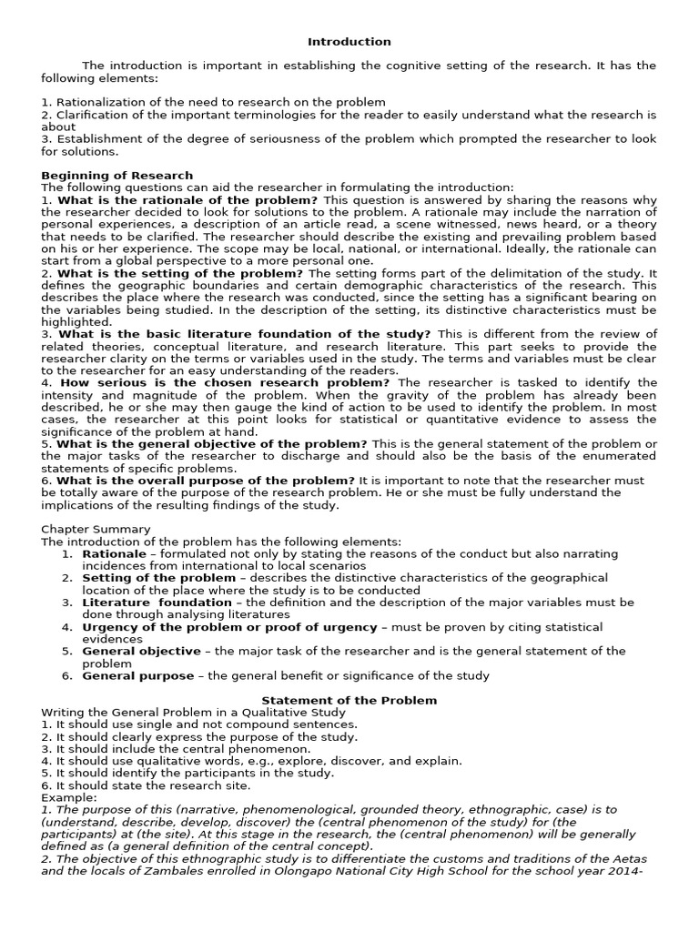 Introduction-and-research-question-handouts | PDF | Methodology | Variable (Computer Science)