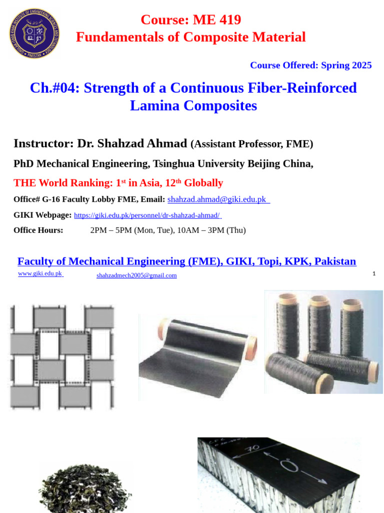 ME419-Ch.#4 Strength of Cont - FR Lamina | PDF | Strength Of Materials ...