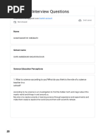 Top 50 Teacher Interview Questions Answers | PDF | Educational ...