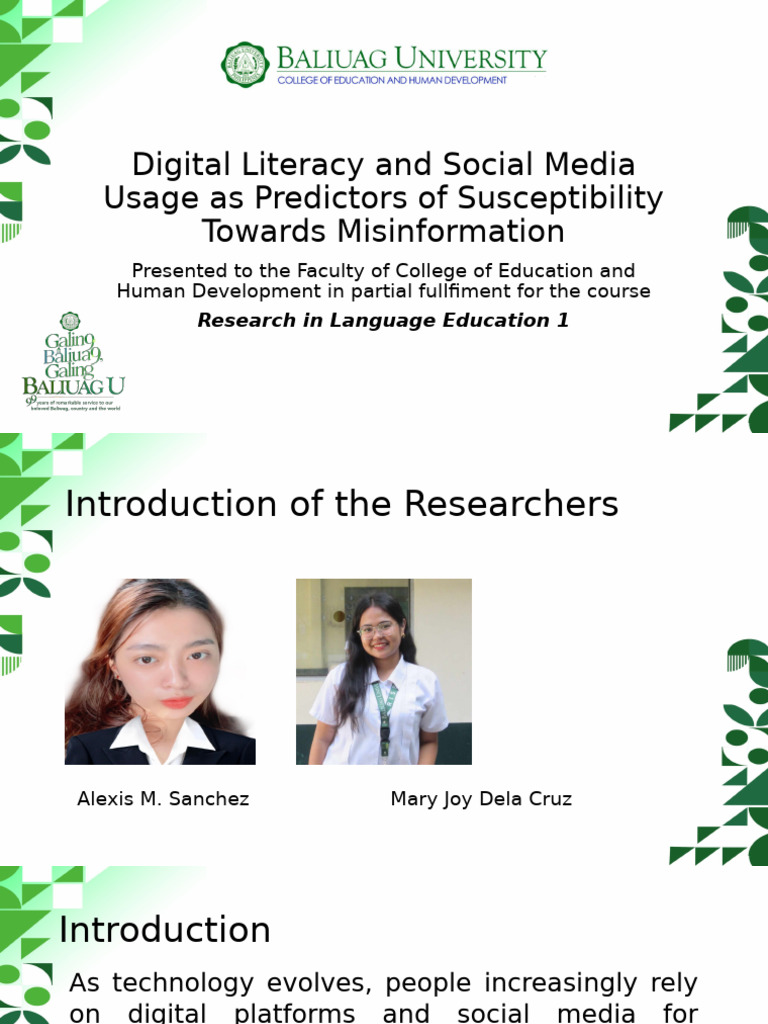 Digital Literacy's Role in Misinformation | PDF | Statistics | Survey ...