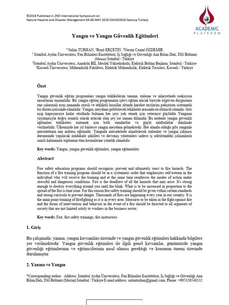 Ishad Yangın Güvenliği | PDF