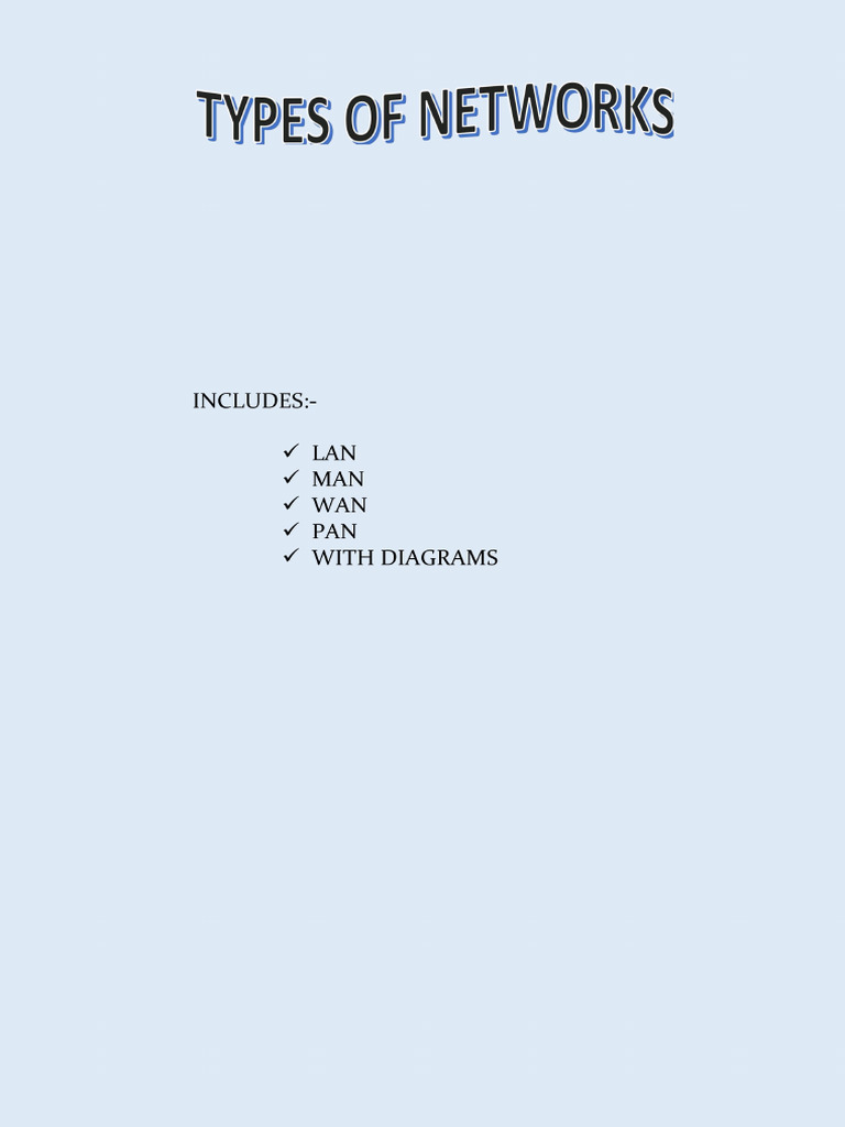 Types of Network | PDF