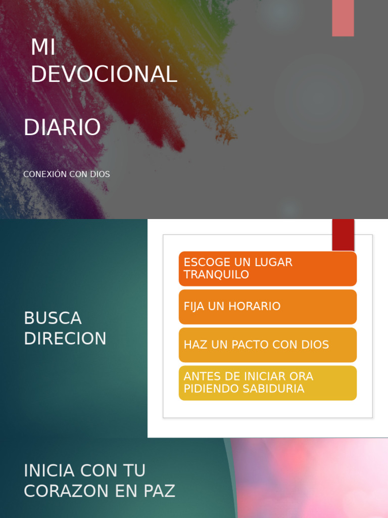 Devocional Diario: Conexión con Dios | PDF