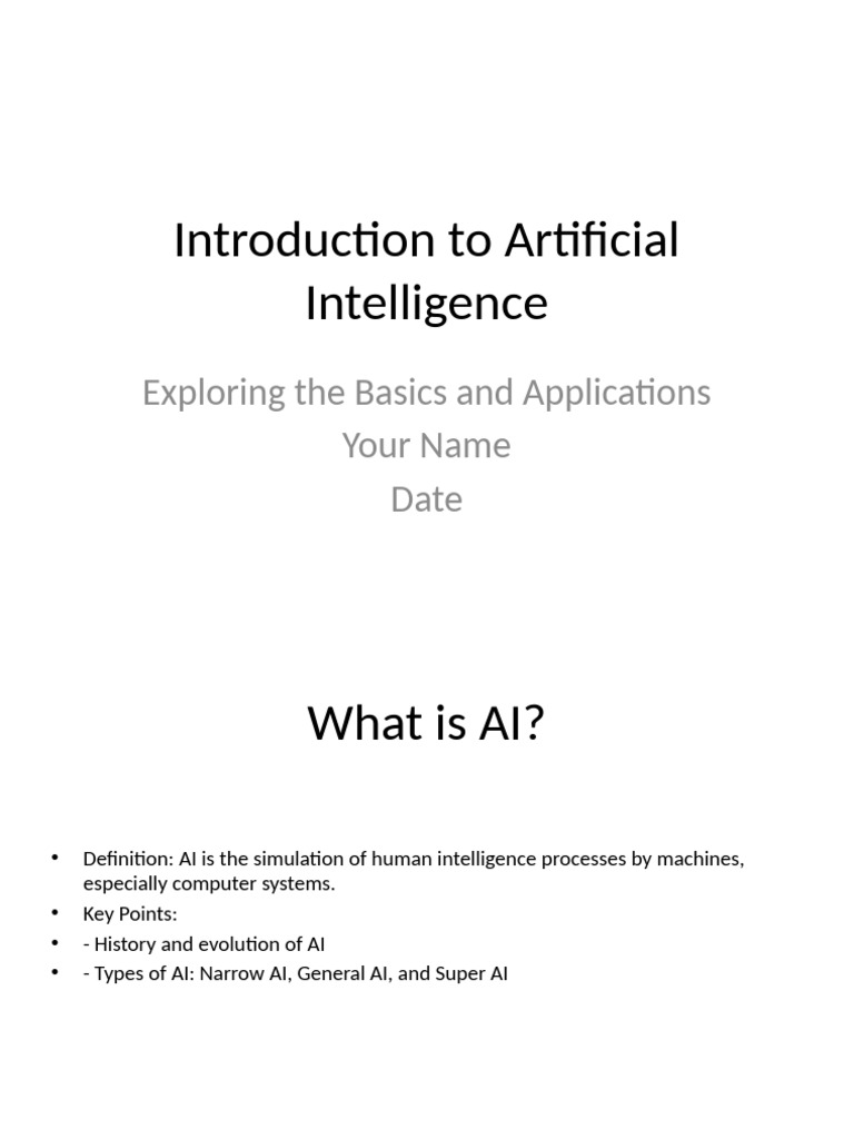 Introduction to Artificial Intelligence | PDF