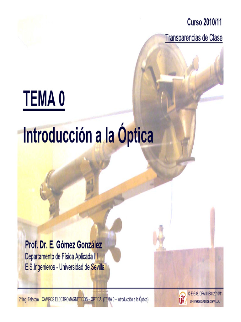 Introducción a la Óptica en Ingeniería | PDF | Óptica | Infrarrojo