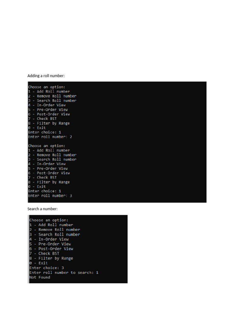 dsa lab 8 report | PDF