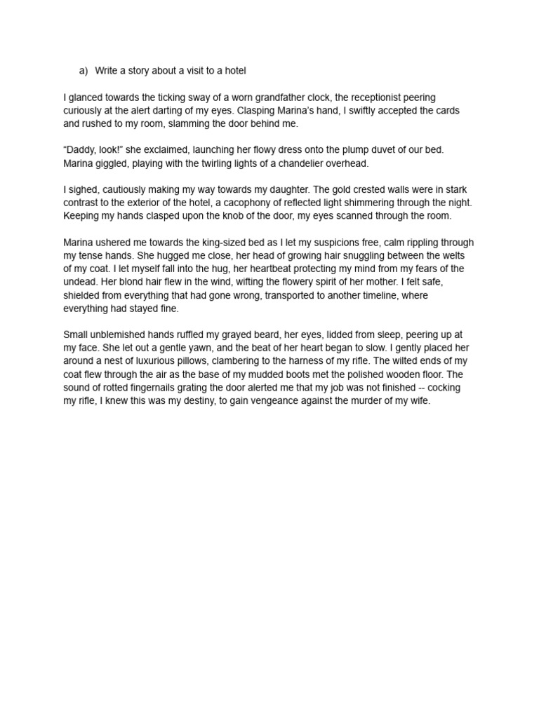 Hotel Visit: A Tale of Love and Fear | PDF