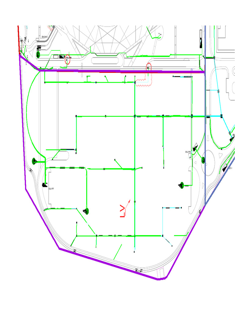 LV As Built With New Drawing in Asphalt Area | PDF