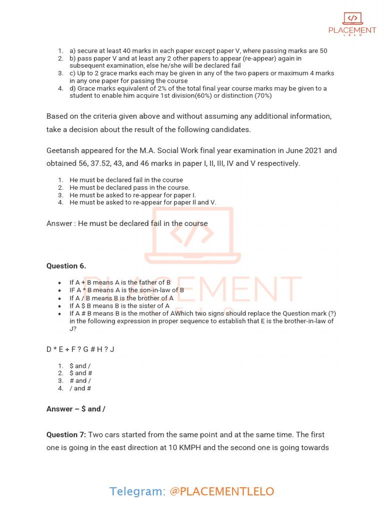 TCS - NQT - Previous - Year - Papers - With - Solutions - by ...
