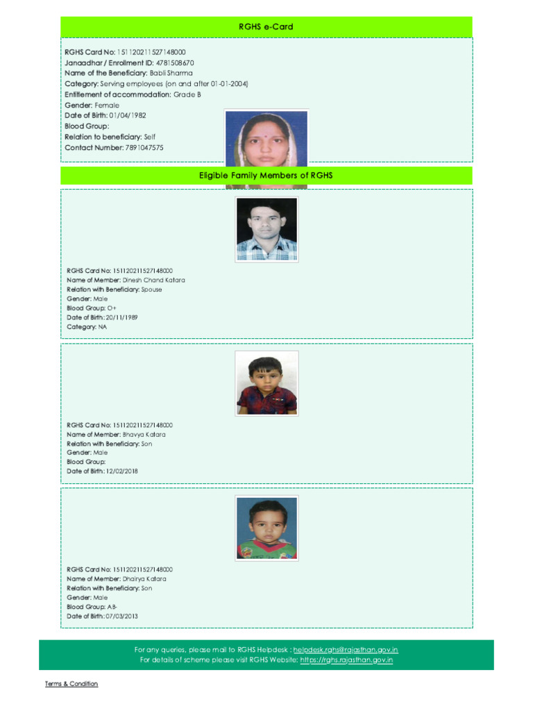 RGHS Application (1) | PDF