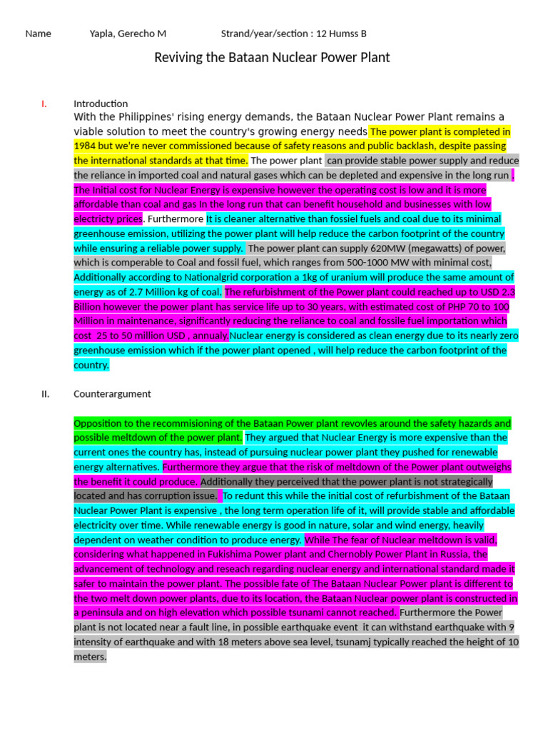 EAPP-guidelines-on-writing-position-paper (1) | PDF | Nuclear Power ...