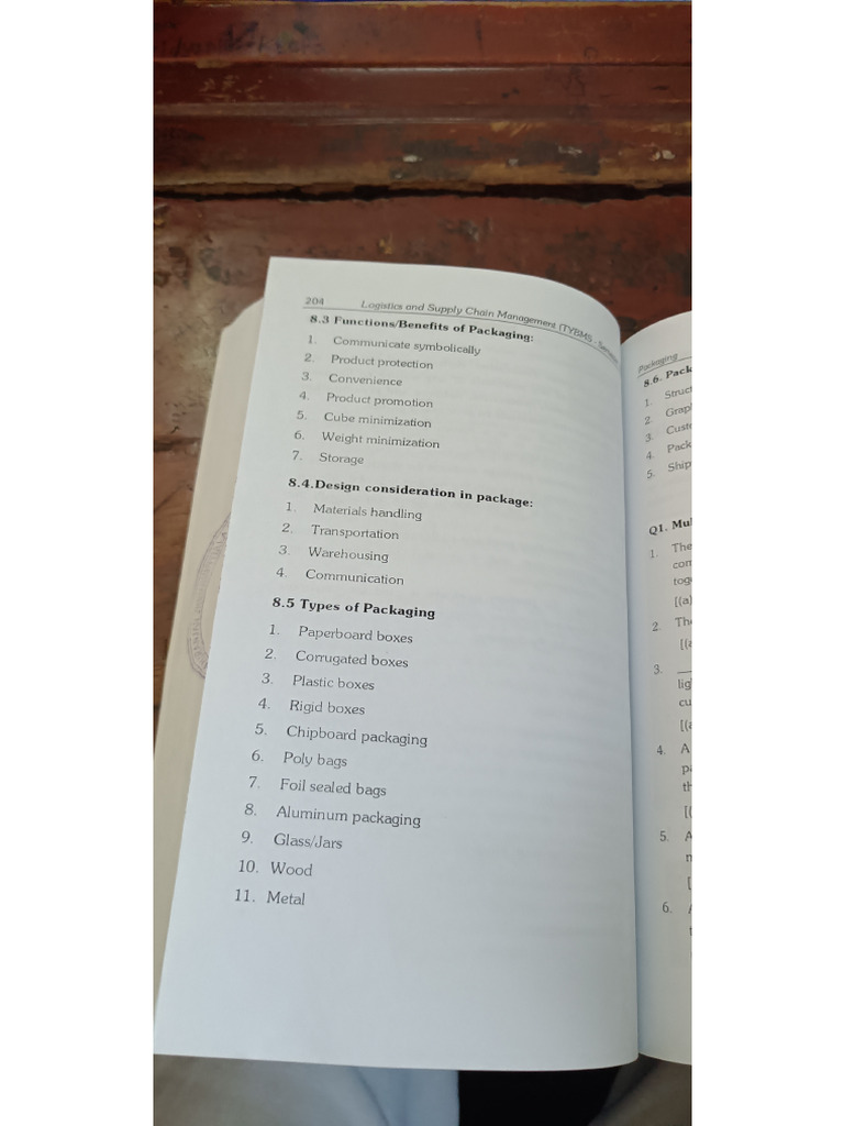 Logistics Notes | PDF