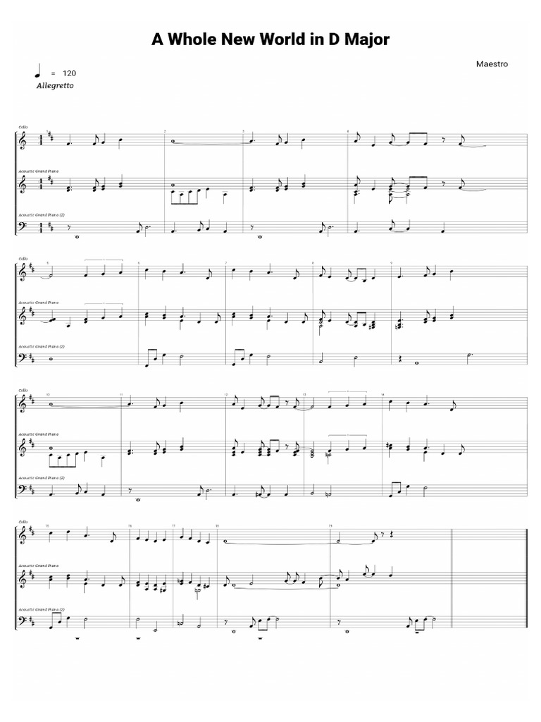 GABUYO AWholeNewWorld Major | PDF