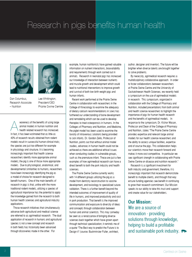 Research-Pigs and Meat program of Uluru | PDF