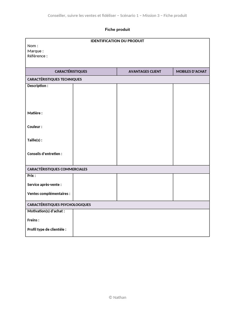 SC01 Fiche Produit | PDF