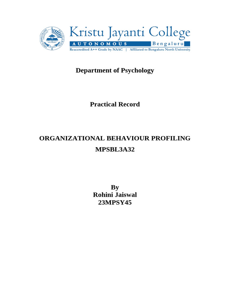 Certificate Front Pages For Practical - ROHINI Final | PDF