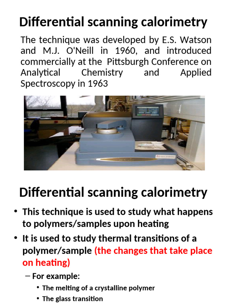 Differentialscanningcalorimetry Imp | PDF | Differential Scanning Calorimetry | Scientific Phenomena