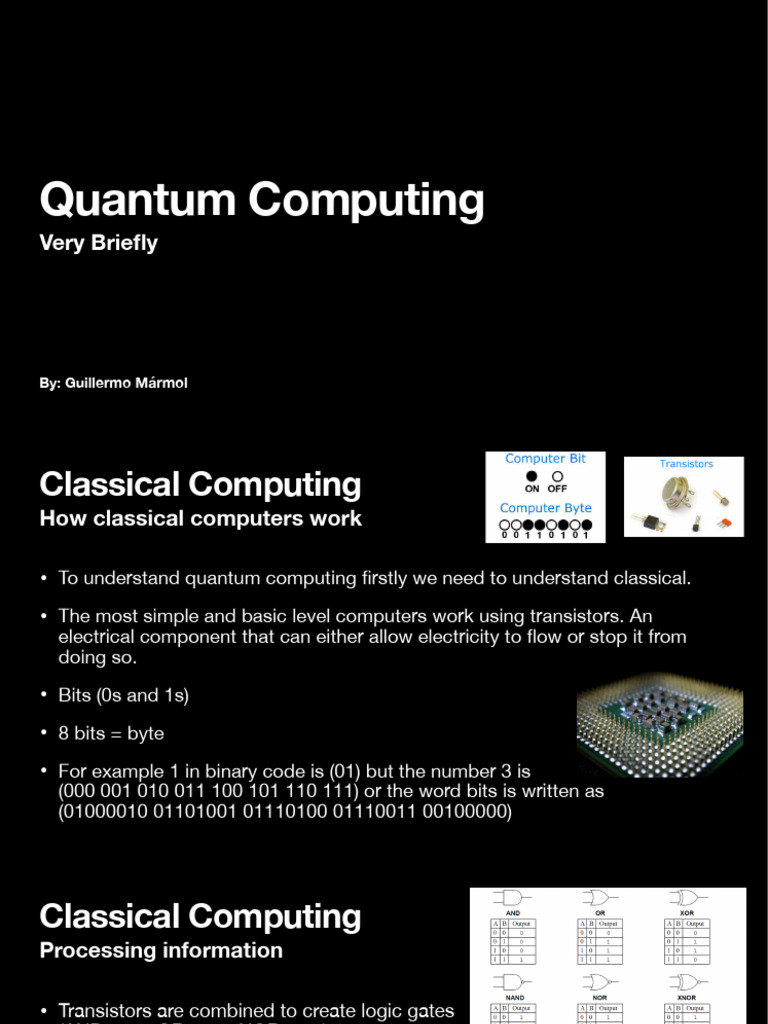 Quantum Computing-Guillermo | PDF | Quantum Computing | Bit