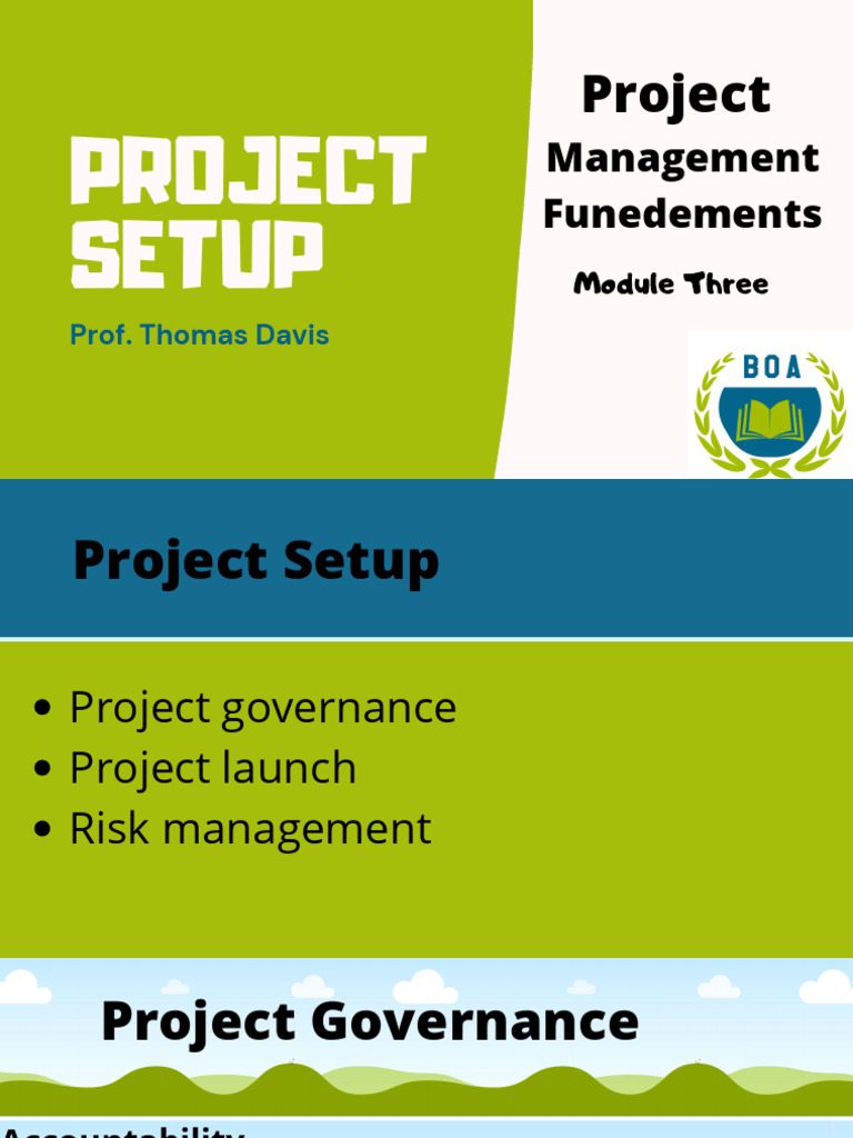 Module Three Project Setup | PDF