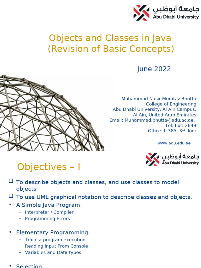 08chapters 1 - 8 - Java Basics Revision | PDF | Parameter (Computer ...