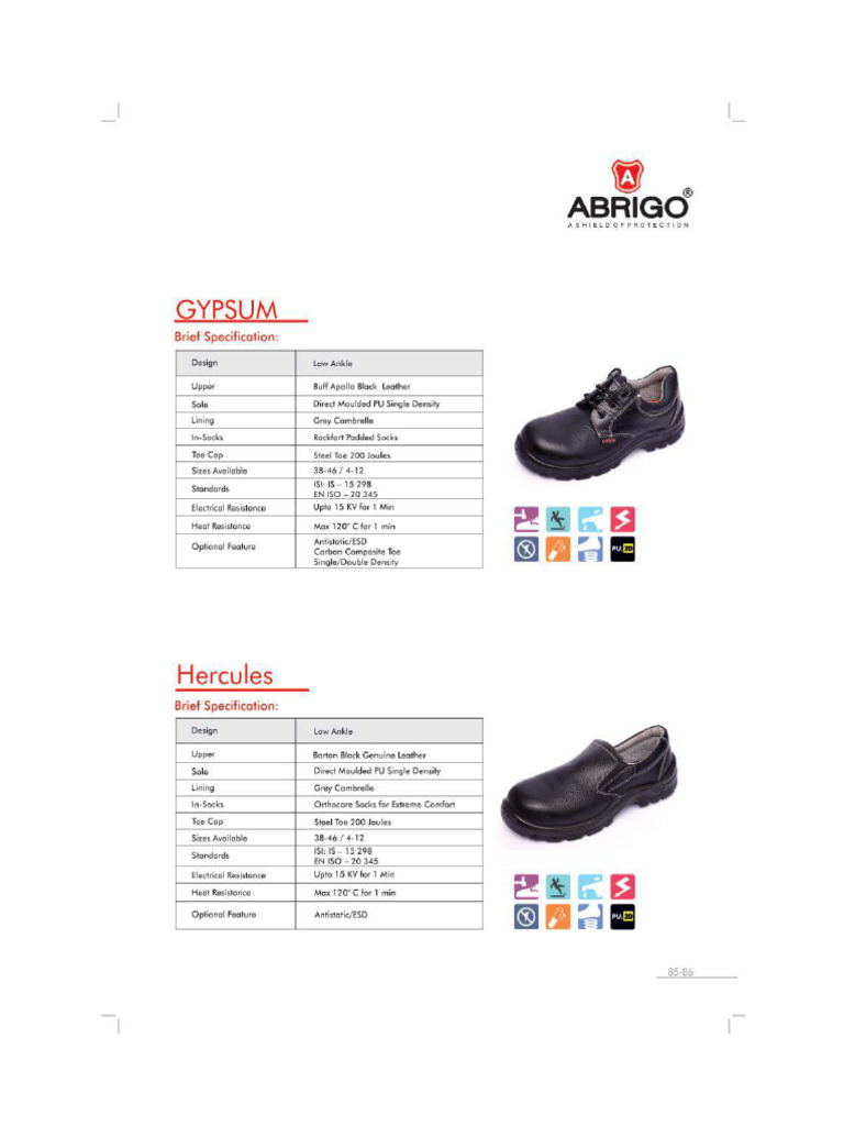 Abrigo Shoes | PDF