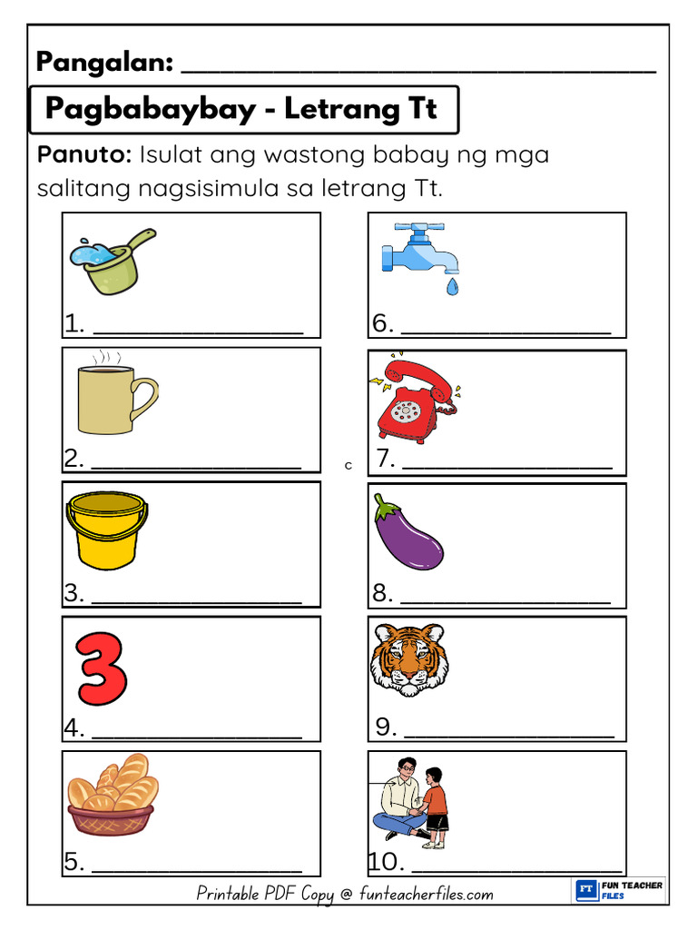 Pagbabaybay Letrang TT | PDF