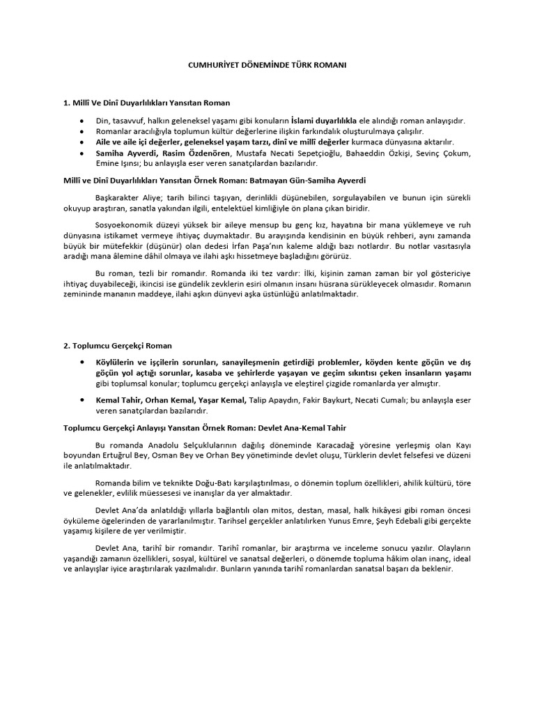 12 Tde 2. Dönem 1. Sınav Notu | PDF